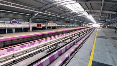 Kolkata: Safety nod for Joka-Taratala Metro run | Kolkata News - Times ...