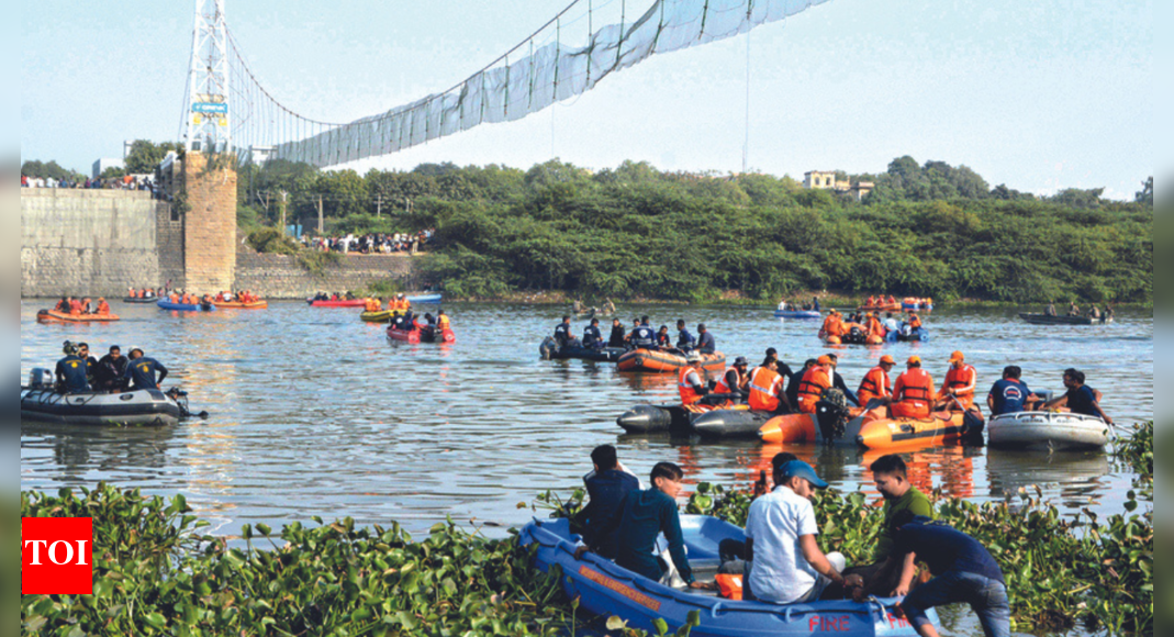 7 Accused In Morbi Bridge Collapse Case File Bail Pleas | Rajkot News - Times of India