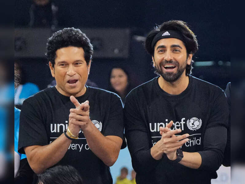 Sachin Tendulkar, Ayushmann Khurrana take part in UNICEF India's ... Sachin Tendulkar, Ayushmann Khurrana take part in UNICEF India's ...