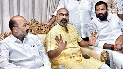 Hyderabad: 9 TRS men held for attack on MP home, freed on bail | Hyderabad News - Times of India