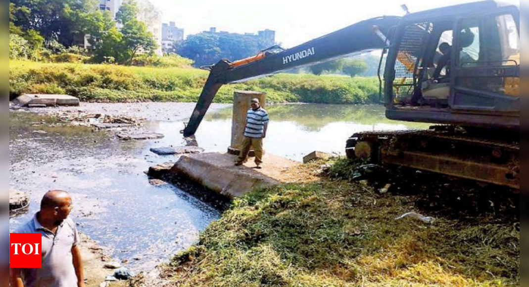 Nullah: Silt Removal Work Begins At Kolhapur’s Jayanthi Nullah ...