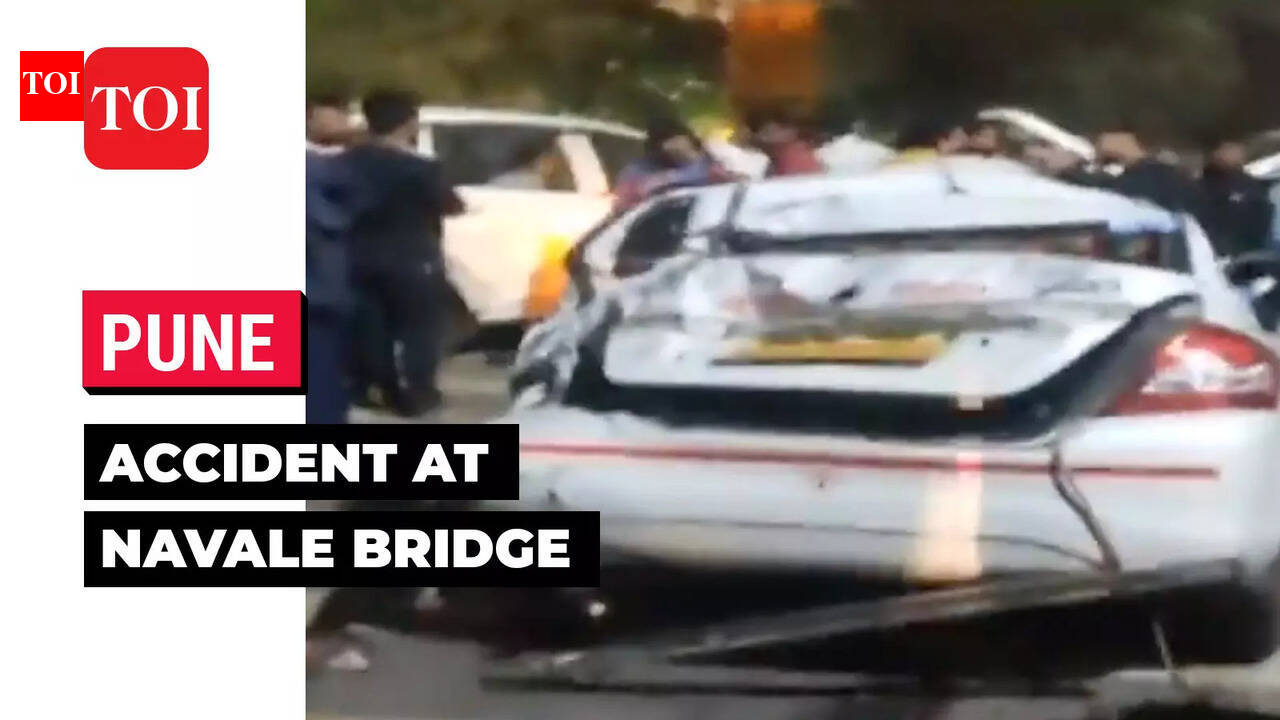 Pune: At least 48 vehicles pile up in accident at Navale bridge