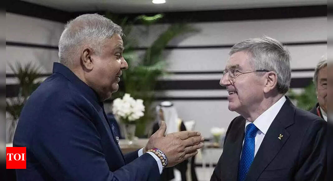 FIFA World Cup: Vice-President Jagdeep Dhankhar meets world leaders in ...