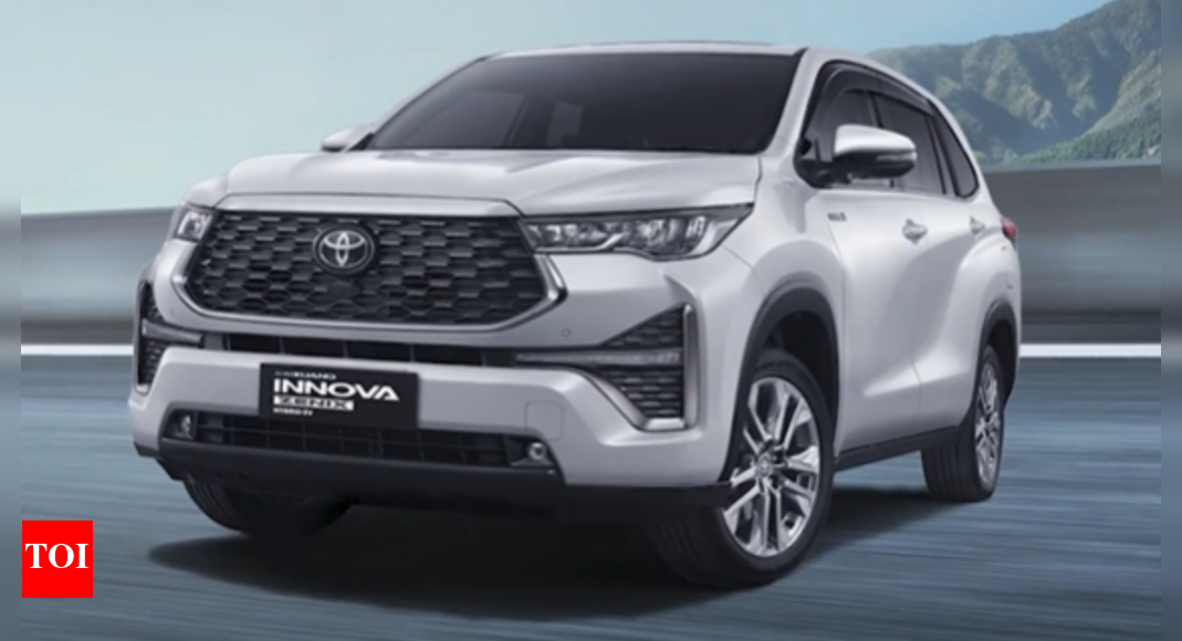 Toyota Innova Hycross unveiled in Indonesia with hybrid tech, ADAS ...