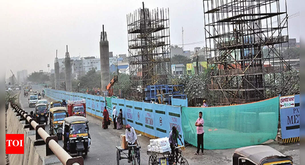 Patna Metro rail work begins at Bairiya Chak | Patna News - Times of India