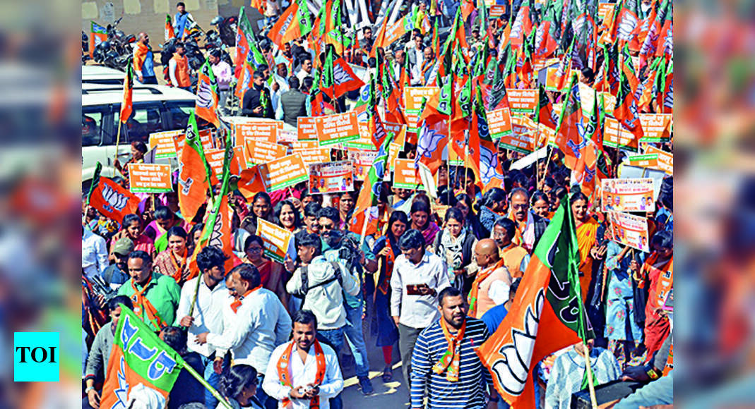 Bjp Takes Out Rally Against Cm, Cong Calls It ‘drama’ | Ranchi News ...