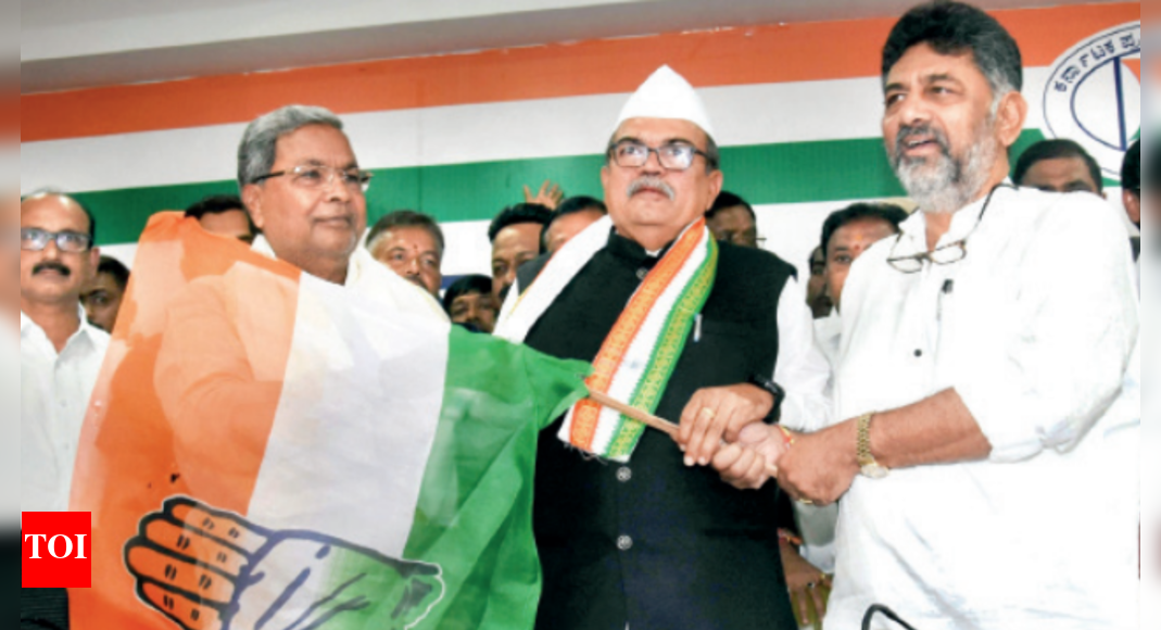 Karnataka: Former BJP legislator UB Banakar joins congress | Bengaluru ...