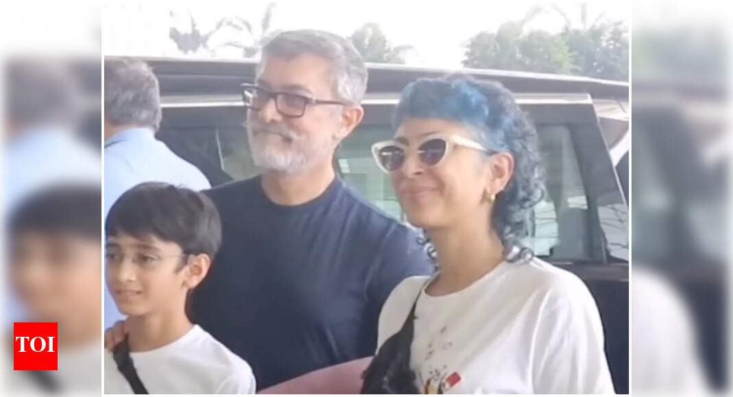 After Ira Khan’s engagement, Aamir Khan along with ex-wife Kiran Rao ...