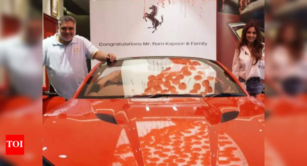 Actor Ram Kapoor and wife Gautami are now proud owners of a red ...