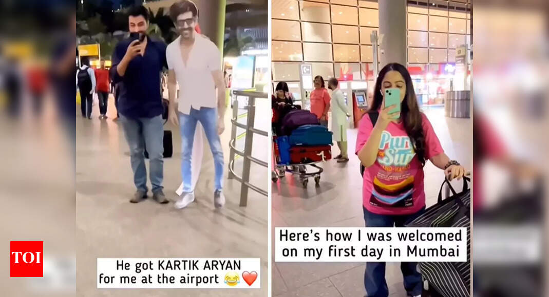 “Mujhe hi bula liya hota,” says Kartik Aaryan as his female fan is ...