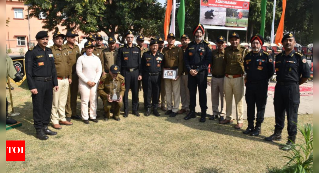 Haryana CID's bomb disposal team clinches second position in NSG's Exercise Agnishaman ...