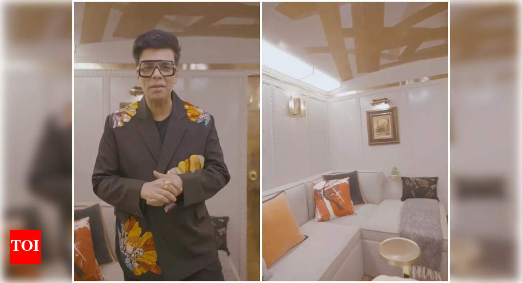 Karan Johar gives a glimpse of his vanity van; talks about 5 things he ...