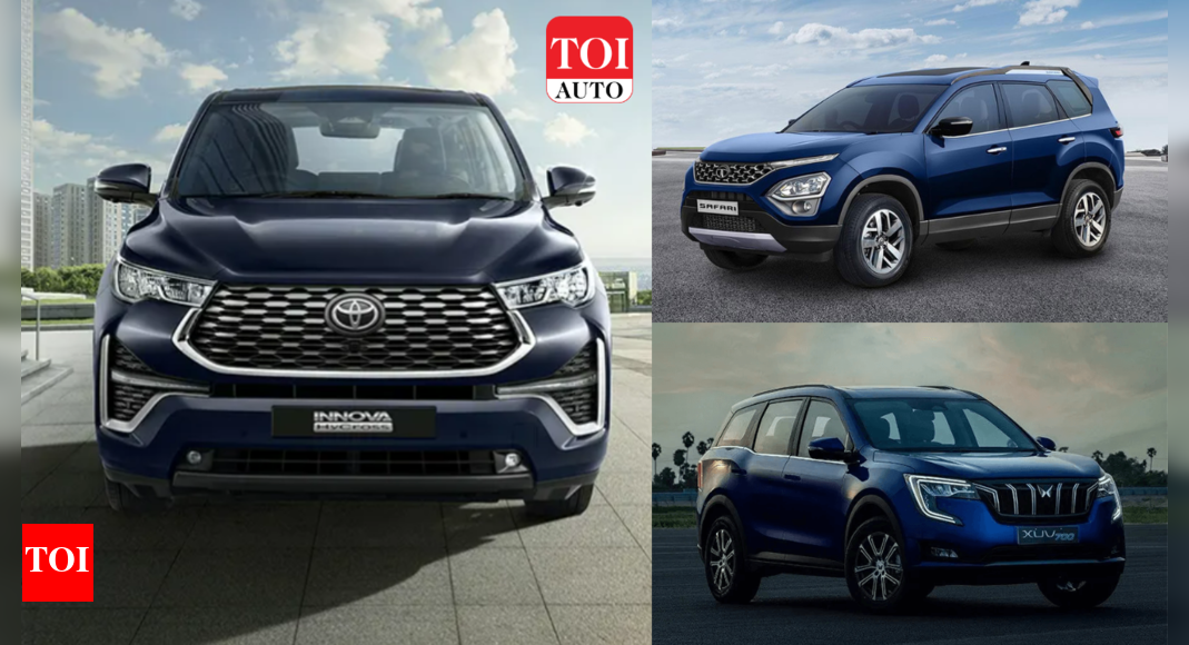 Toyota Innova Hycross vs Mahindra XUV700 vs Tata Safari: Detailed ...