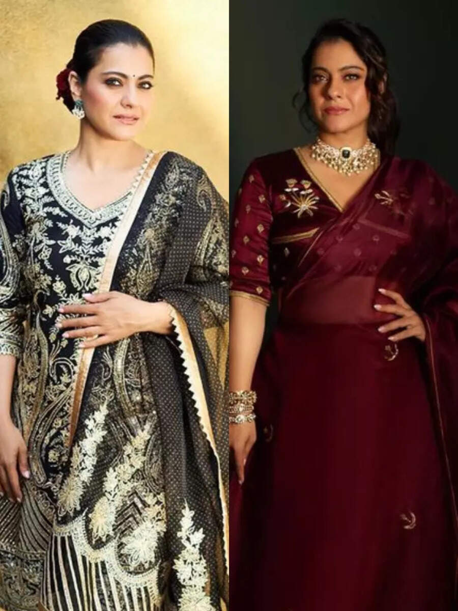 Times Kajol nailed ethnic fashion | Times of India