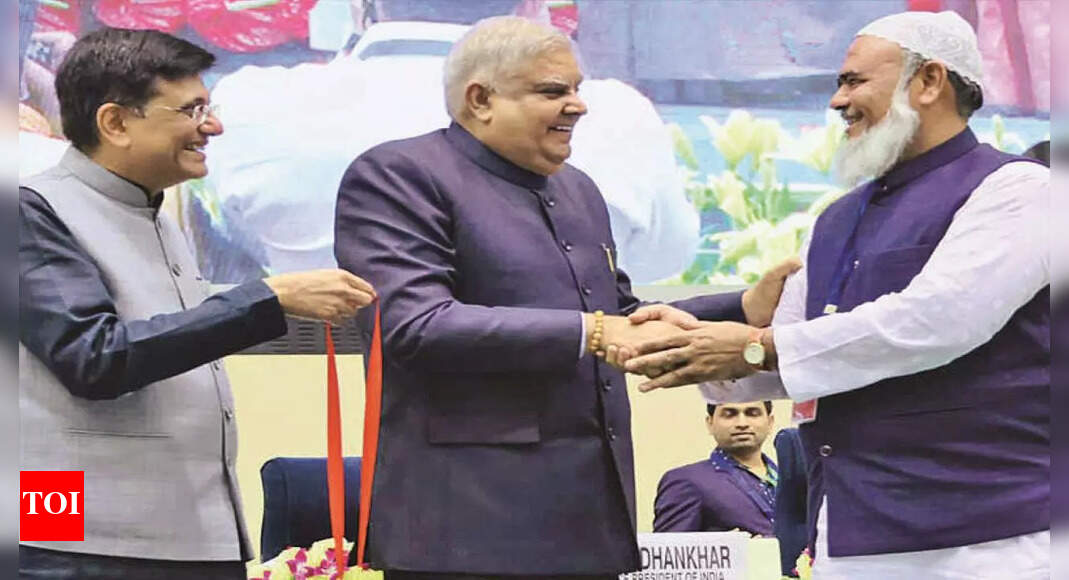 Bagh: Mp’s Father-son Duo Get Highest National Award For Bagh Prints ...