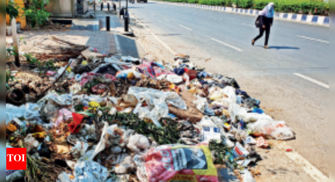 Pune looks like waste land as garbage piles up everywhere | Pune News - Times of India