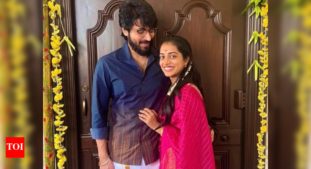 Harish Kalyan shares romantic picture with wife Narmada; celebrates one ...