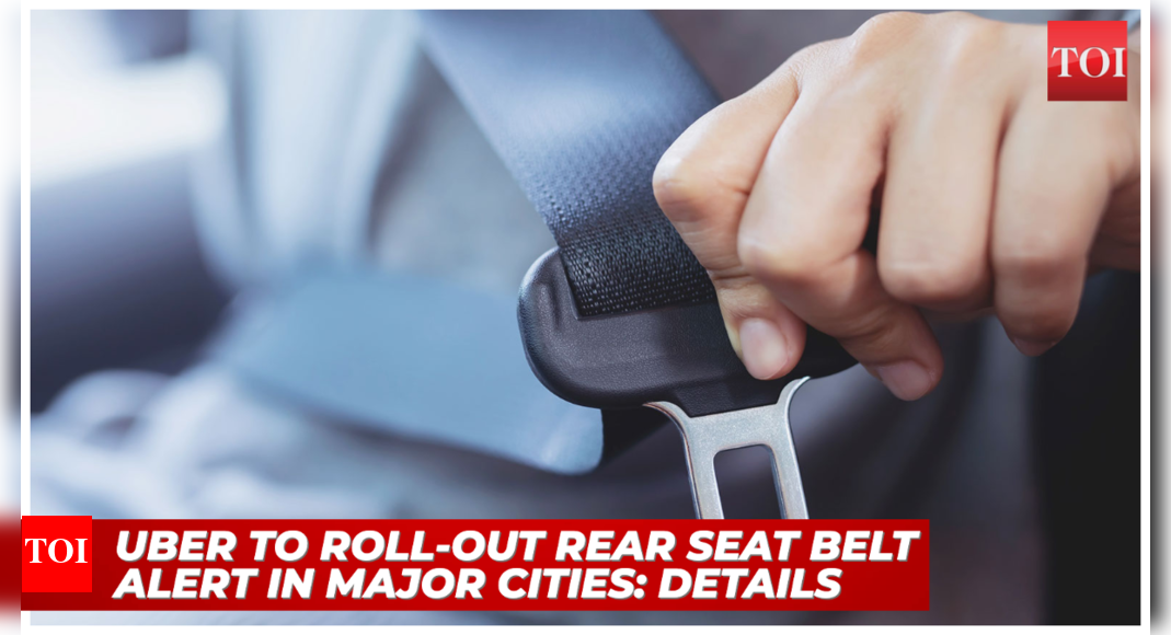 Uber adds new rear seat belt alert and smart features in its cabs: Roll ...