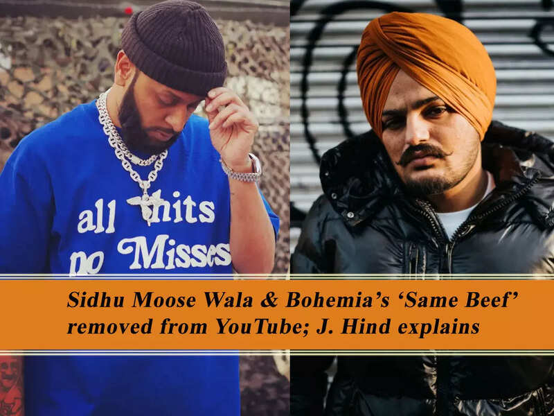 Sidhu Moose Wala and Bohemia’s ‘Same Beef’ removed from YouTube; J. Hind explains | Punjabi ...