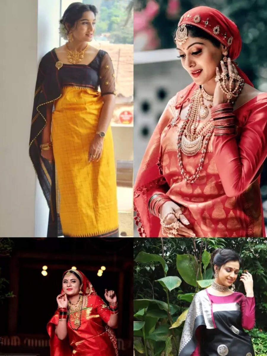 Times when these Kannada actresses dazzled in Kodava drape saree ...