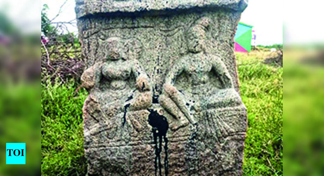 Madurai: 500-year-old Hero Stone Found Near Madurai | Chennai News ...