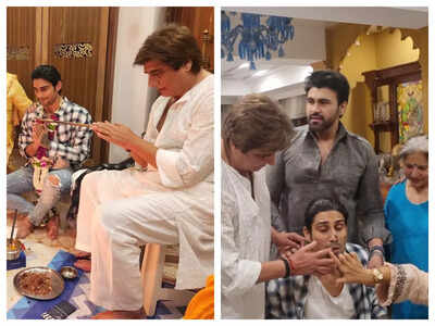 Prateik Babbar celebrates his 36th birthday with father Raj Babbar and ...