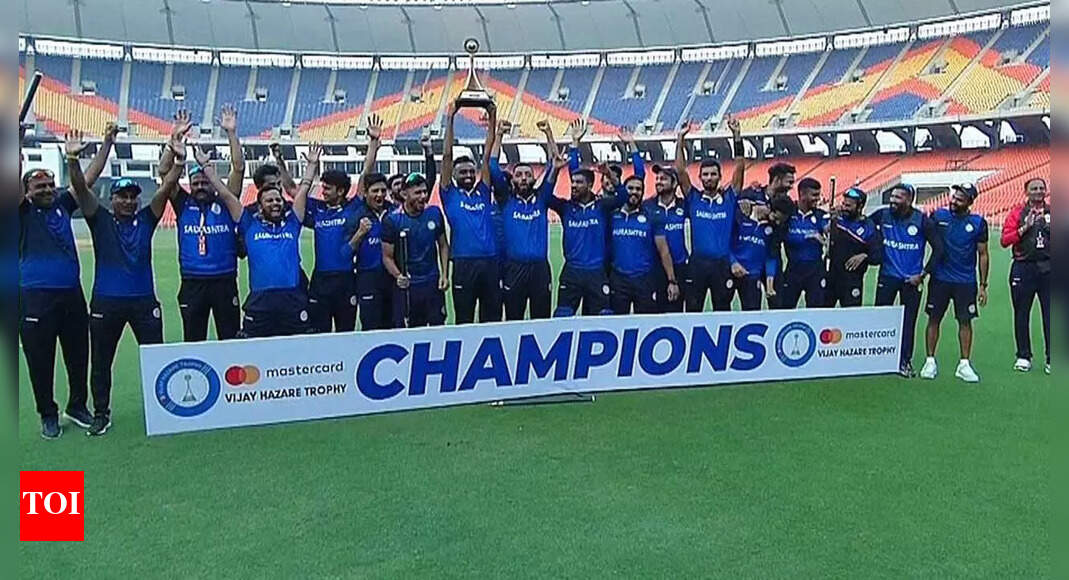 Sheldon Jackson's unbeaten ton guides Saurashtra to Vijay Hazare title ...