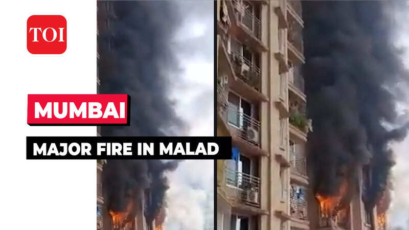 Mumbai: Woman injured in major fire at residential building in Malad