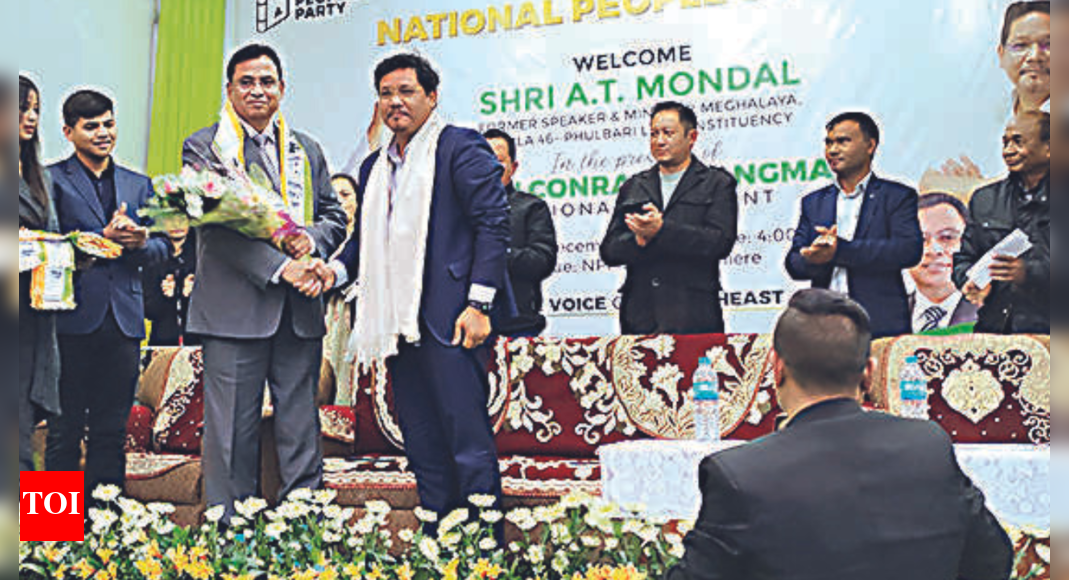 Former Meghalaya speaker joins NPP | Shillong News - Times of India