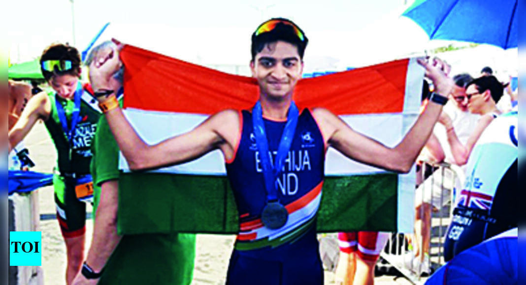 Mihir: Mihir Wins U-20 World Triathlon Title | Mumbai News - Times of India