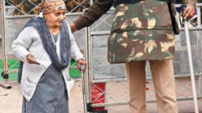 Frail in body, not mind: Seniors make vote count for Delhi MCD ...