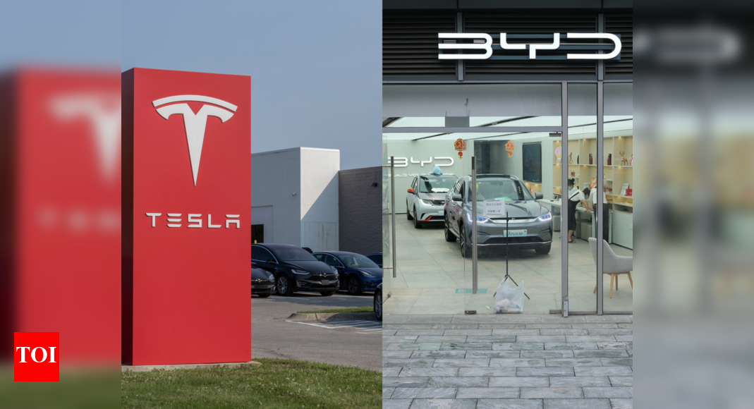 Chinese EV maker BYD widens market leadership gap with Tesla in Q3 ...