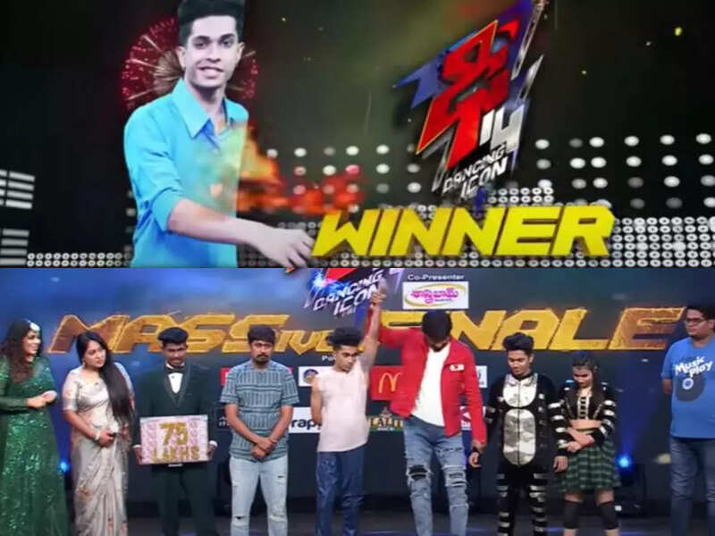 'Dhee 14 - Dancing Icon' winner: Dancer Jathin Kumar lifts the trophy ...