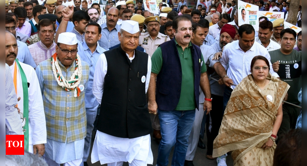 Ashok Gehlot alleges mainstream media has 'boycotted' Bharat Jodo Yatra | India News - Times of ...
