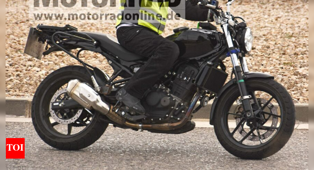 Royal Enfield Hunter 450 in the works: Spied on test - Times of India