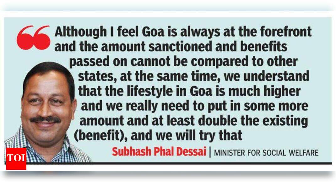Govt will try to double DSSS amount for disabled: Minister | Goa News ...