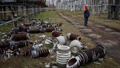 Missiles strike Ukraine again; Russia says drones hit bases - Times of ...