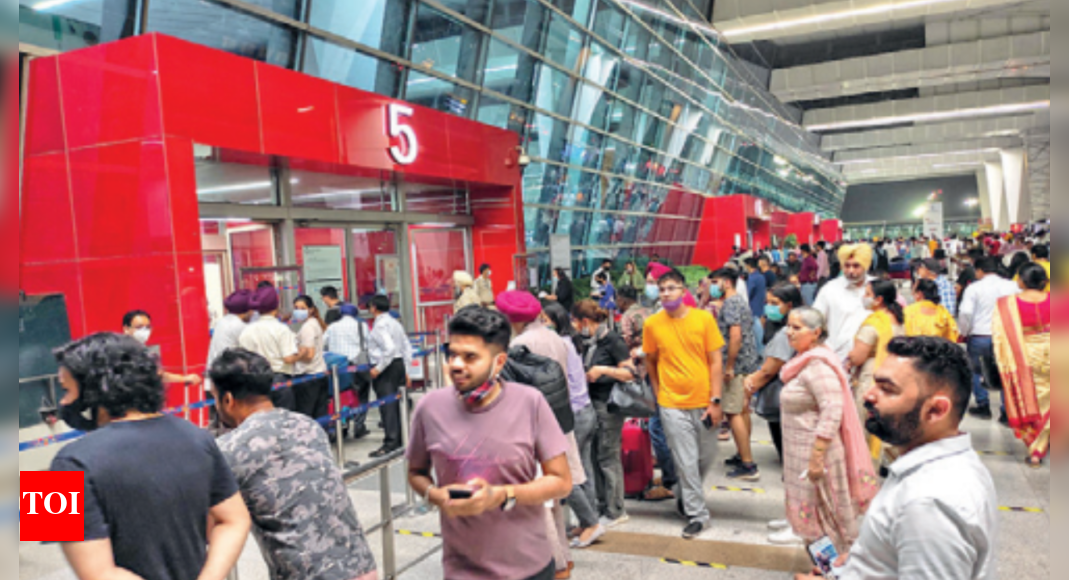 Scramble for order as long queues back at Delhi's IGI, other major ...