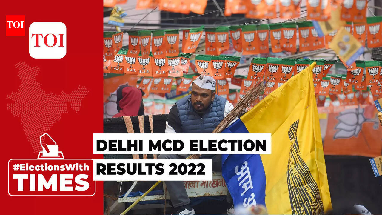 Delhi MCD poll 2022 results: AAP leads in over 100 seats