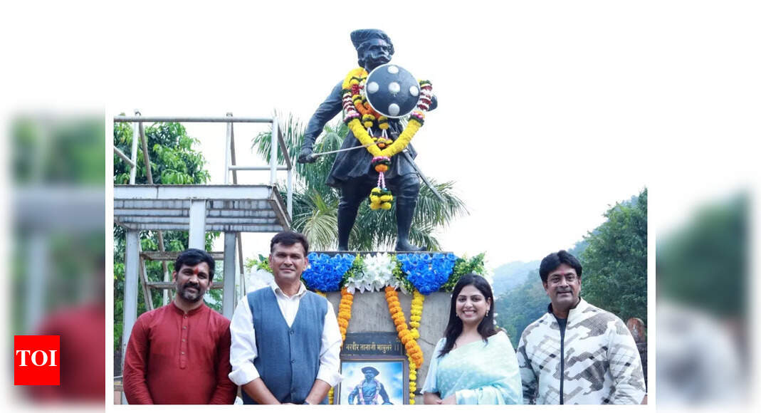 'Subhedar': Digpal Lanjekar and his team visit the birthplace of Tanhaji Malusare to seek ...