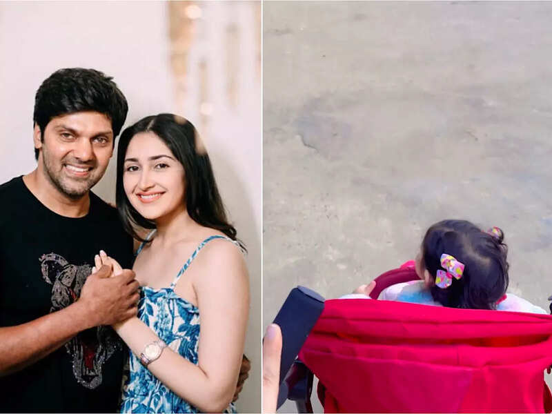 Actress Sayeesha introduces daughter to fans; shares baby Ariana's ...