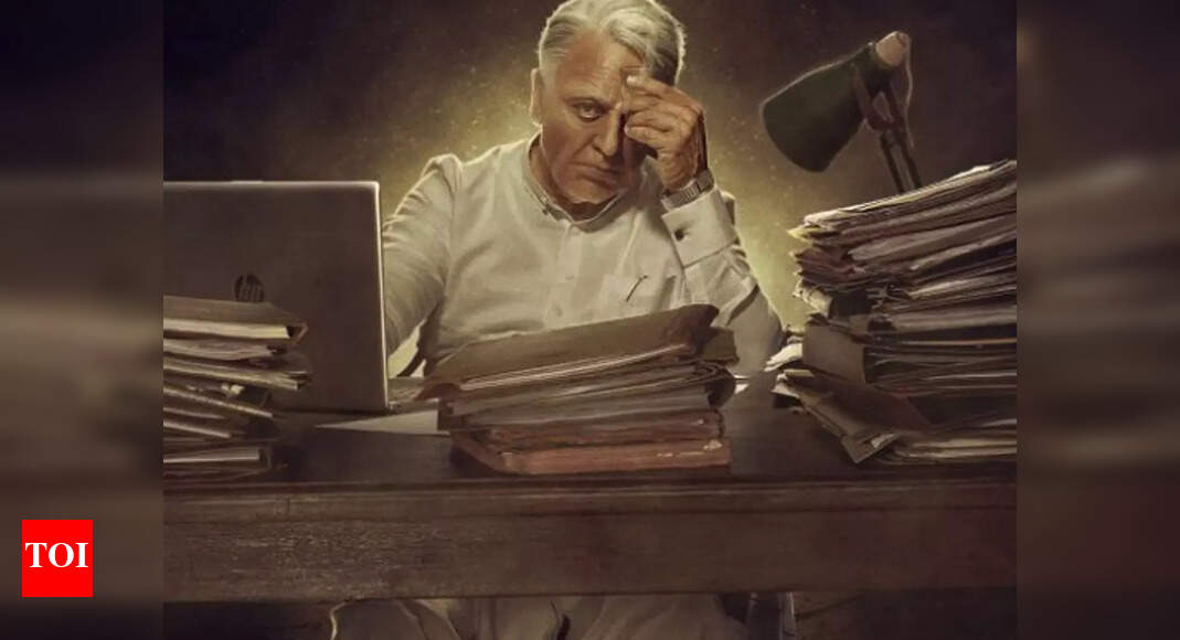 Spotted! Kamal Haasan as Senapathy on the sets of 'Indian 2'; Makers ...