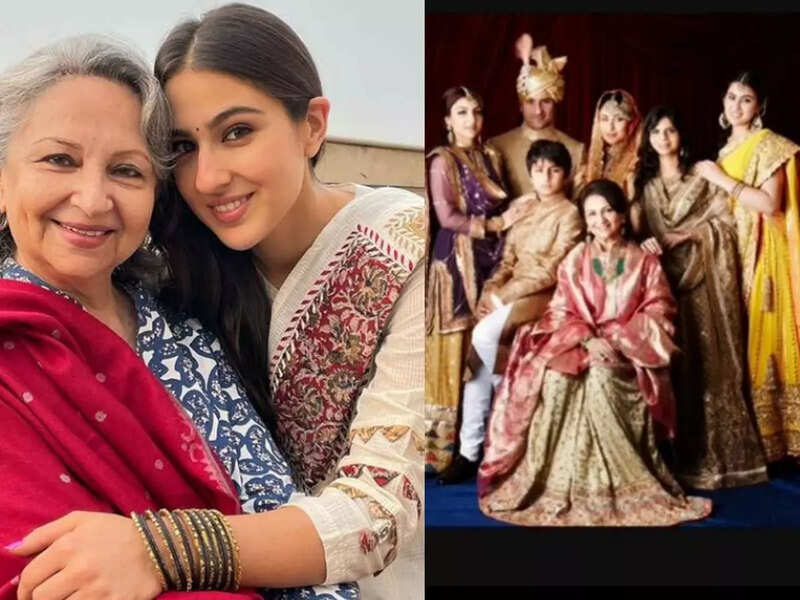 Sara Ali Khan wishes 'badi amma' Sharmila Tagore, Saba Ali Khan shares ...