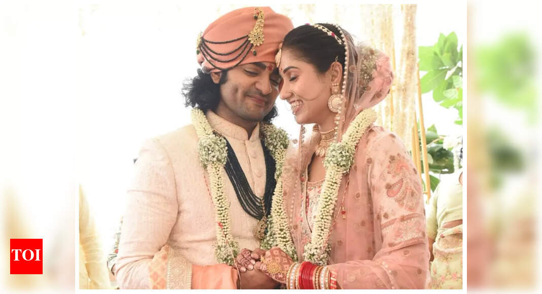 Exclusive pics! Gaurav Amlani and Milloni Kapadia tie the knot - Times ...