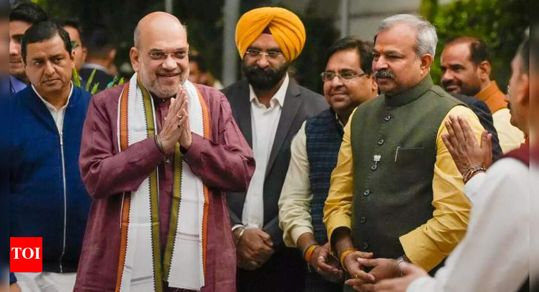 Record Gujarat win signals faith in PM development model: Amit Shah | Gujarat Election News ...