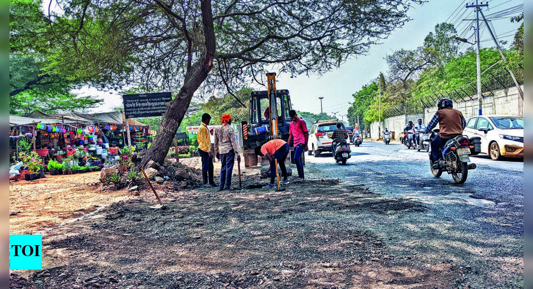 Vishrantwadi: Vishrantwadi Road Work Starts, Faster Access To Facility ...