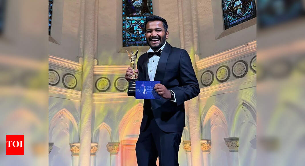 Basil Joseph wins the Best Director award for ‘Minnal Murali’ at the ...