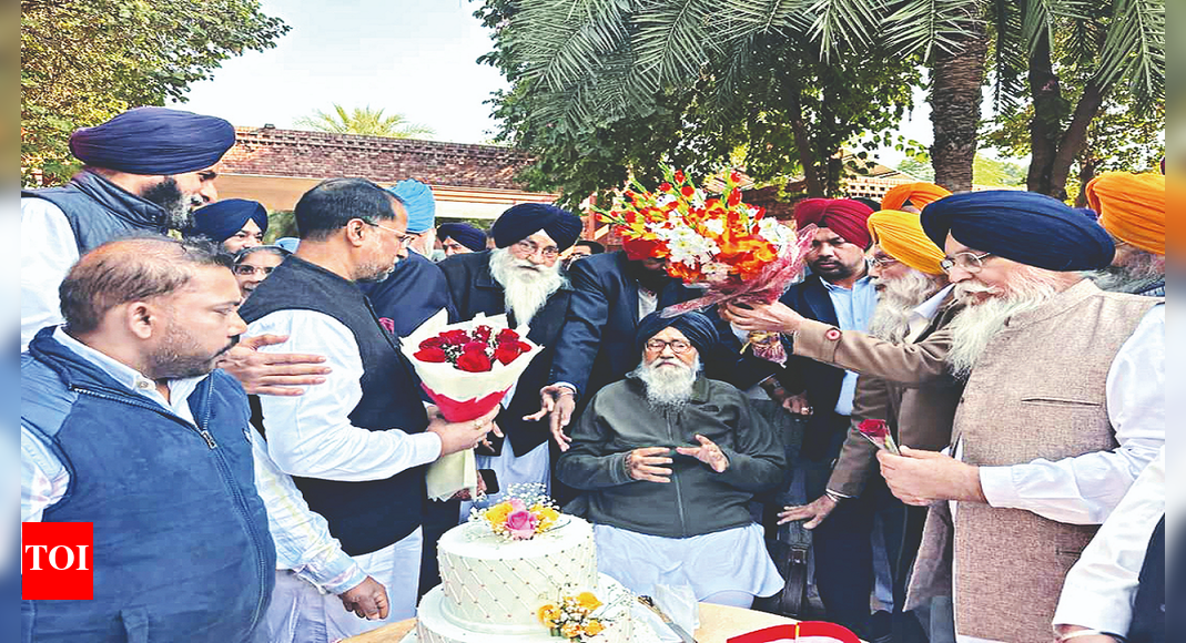 Badal: Badal Turns 95, Spends Day In Lap Of Nature | Chandigarh News ...