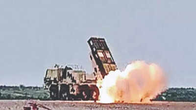Drdo, Army Conduct Trials Of Upgraded Pinaka Rockets | Jaipur News ...