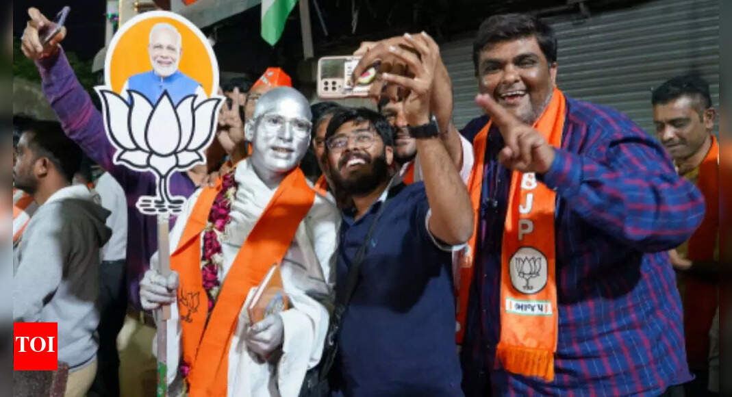 In Dabhoi, saffron party scores historic hat-trick | Ahmedabad News ...